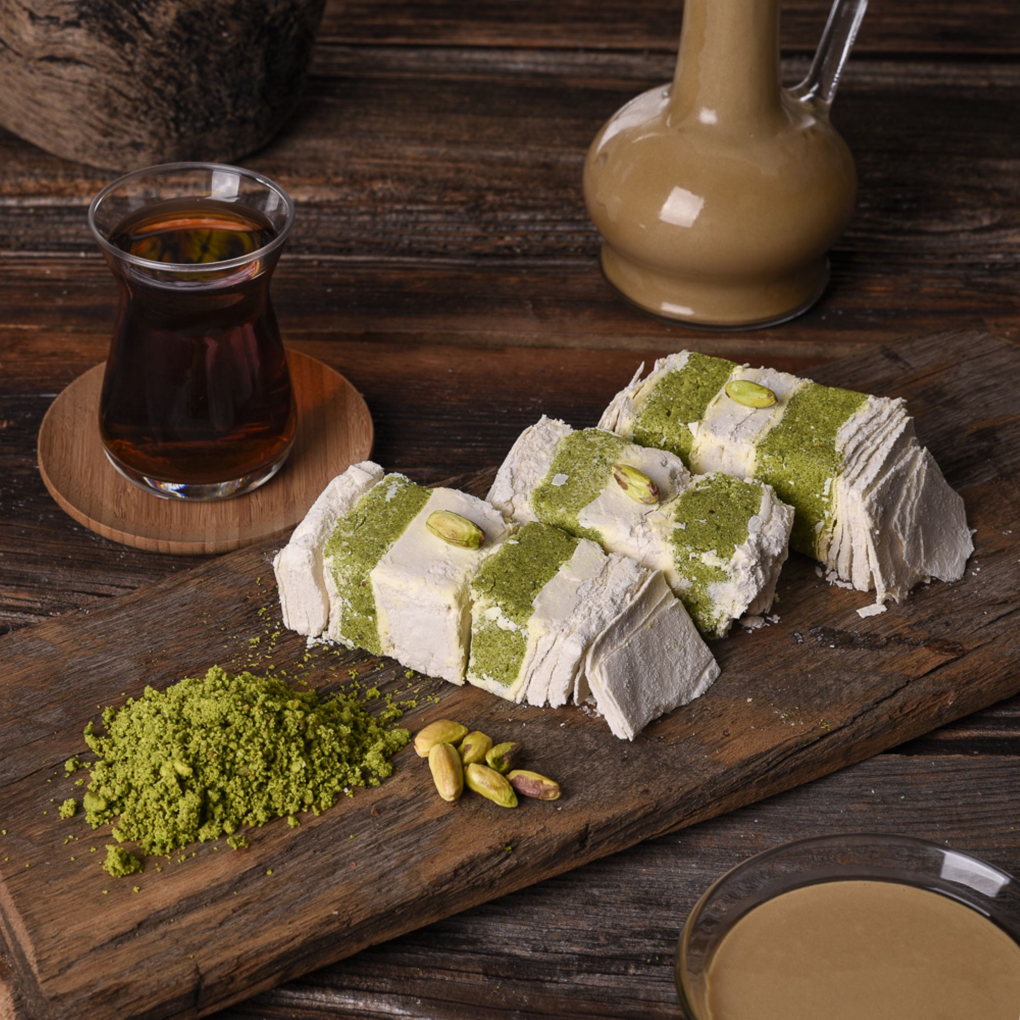 Antep Fıstıklı Unlu Helva (500 Gr.) - ozguler.com.tr