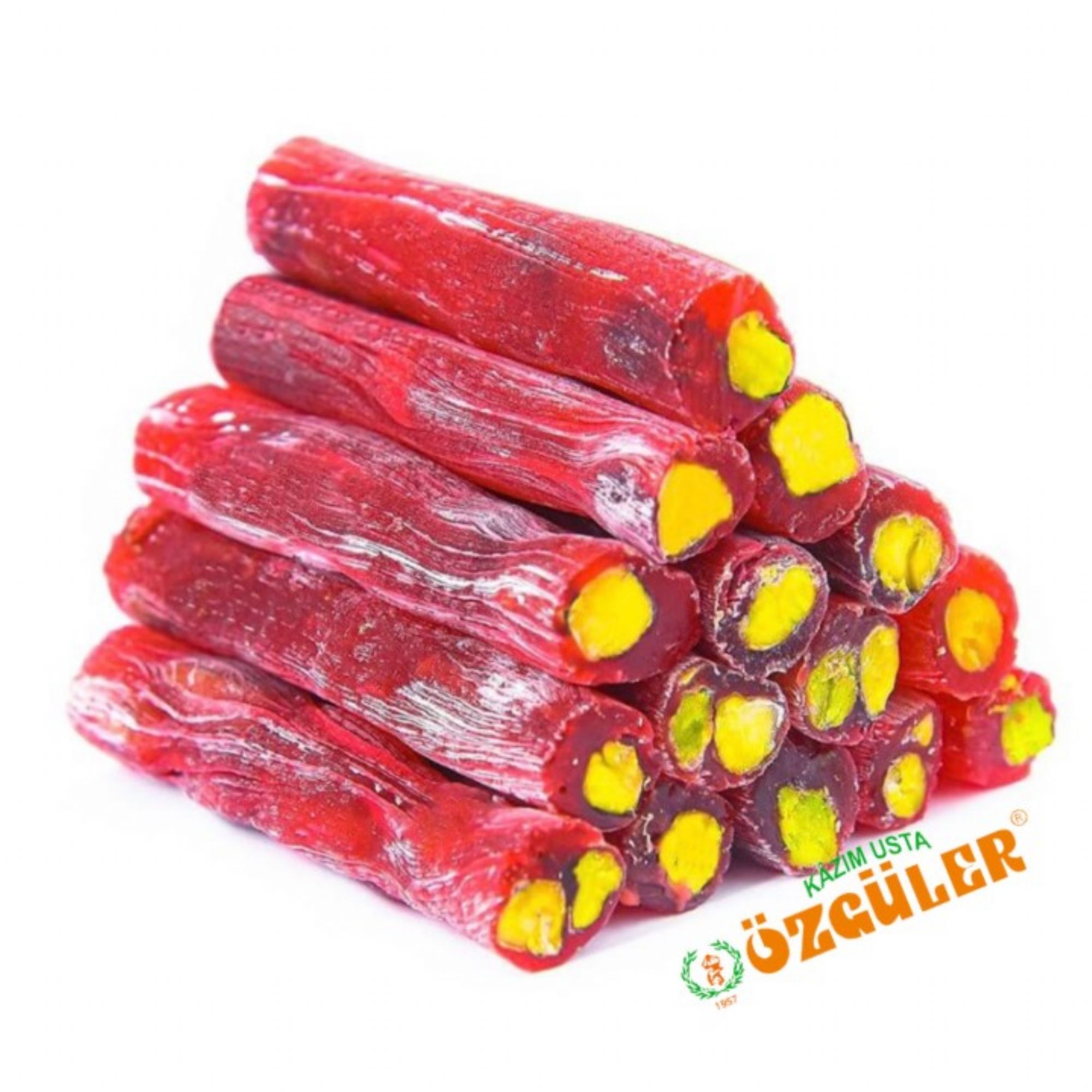 Narlı Fıstıklı Fitil Lokum (500 GR) - ozguler.com.tr